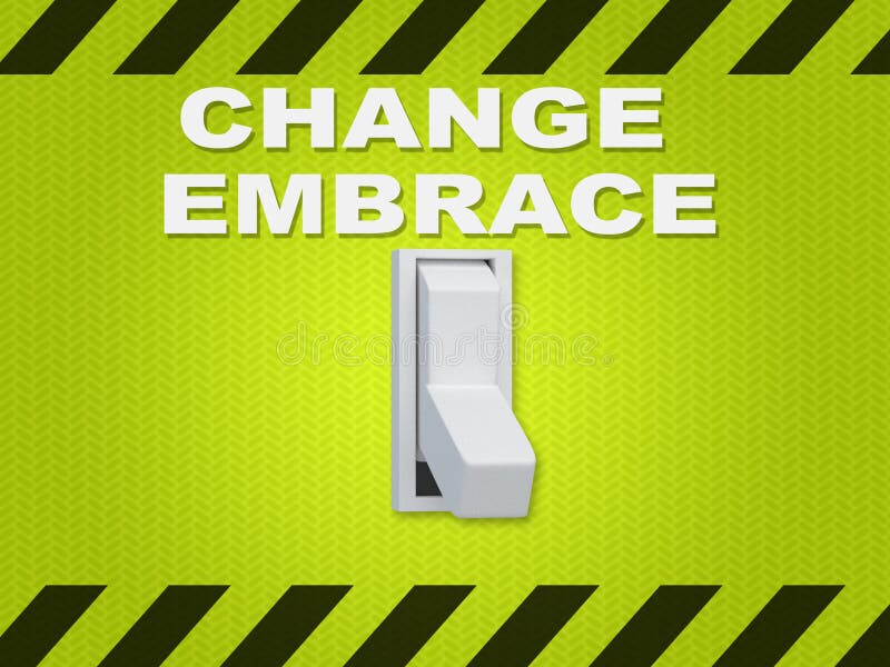 Change Embrace concept stock illustration. Illustration of confidence ...
