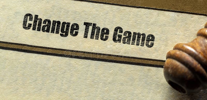 Change the Game, Business Concept Stock Image - Image of individual ...