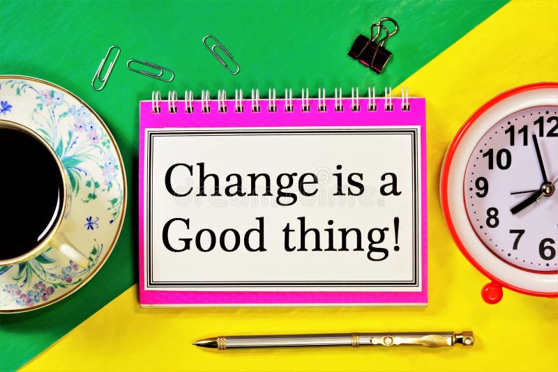 Good or Bad Changes Symbol. Businessman Turns Cubes and Changed Words ...