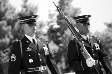 Change of the Guard in Arlington Cemetery Editorial Stock Photo - Image ...