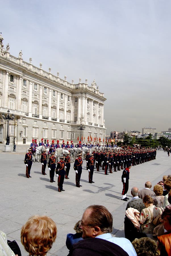 Change of the Guard. Royal Palace. Madrid, Spain Editorial Photo ...