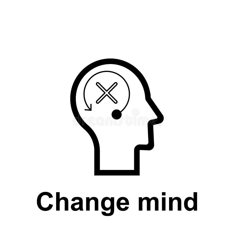 Change Human Mind Icon. Element of Human Mind Icon for Mobile Concept ...