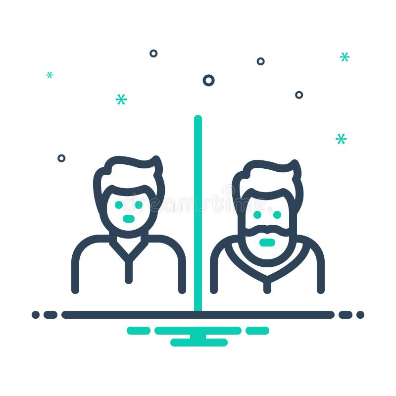 Mix Icon for Change, Alert and Adjust Stock Illustration - Illustration ...