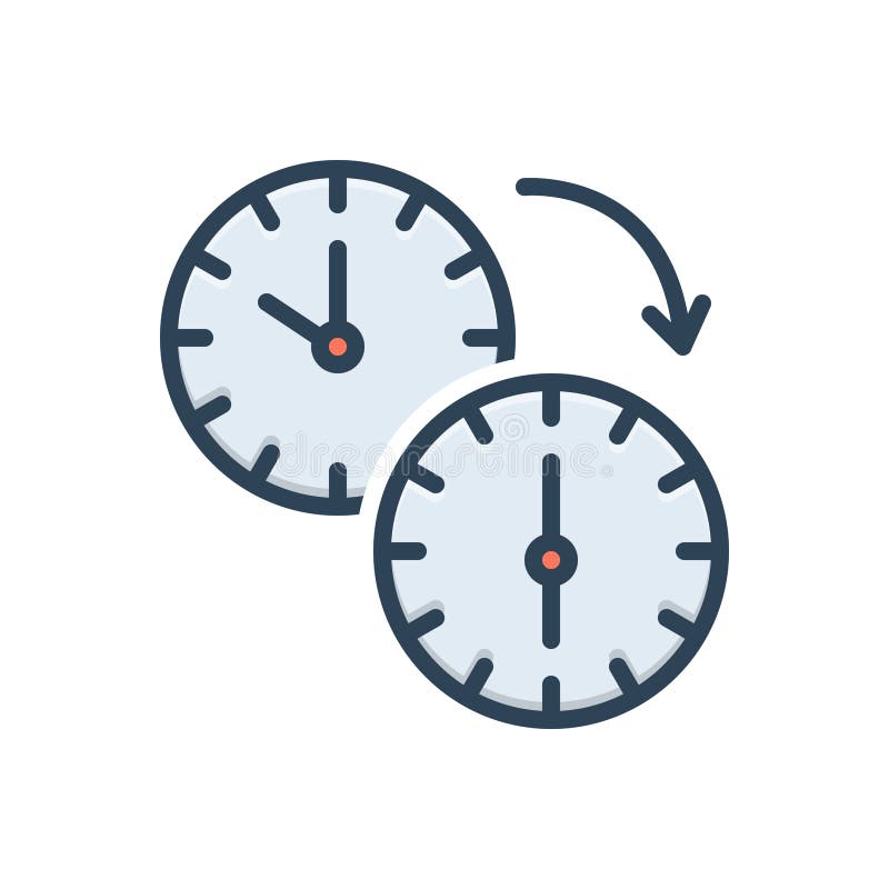Move Clock Illustration Stock Illustrations – 1,288 Move Clock ...
