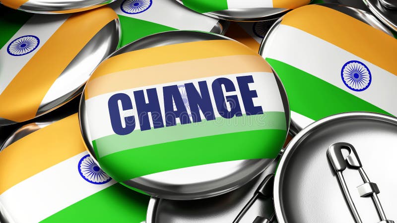 Change in India stock illustration. Illustration of ballot - 247947878