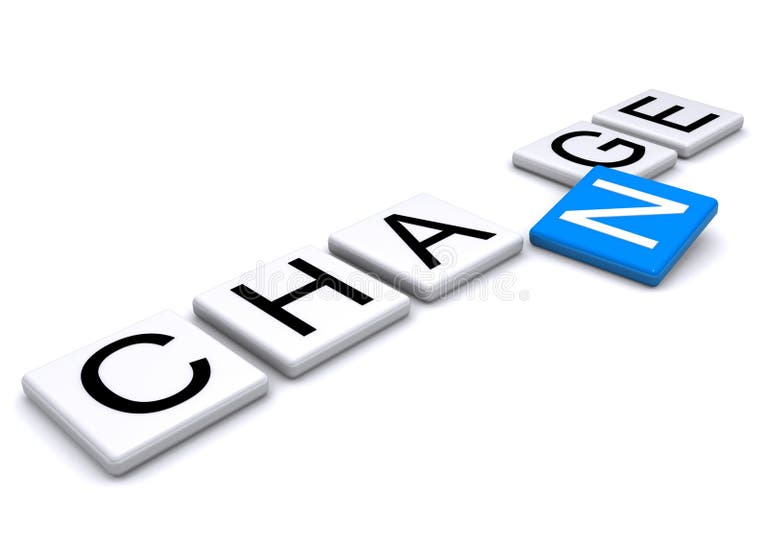 Change in letters stock illustration. Illustration of black - 14479894