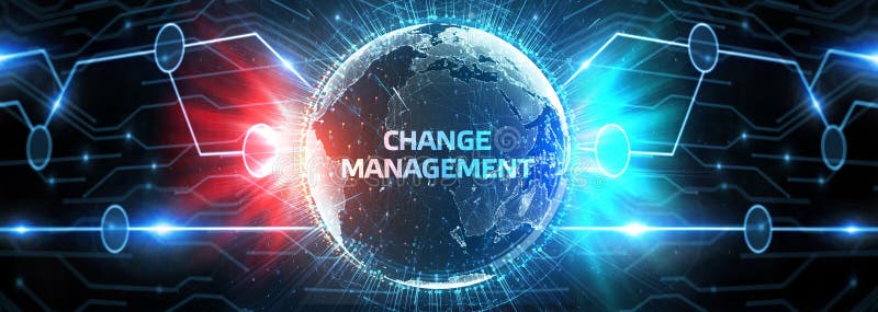 CHANGE MANAGEMENT, Business Concept. Business, Technology, Internet and ...
