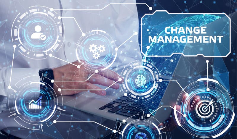 CHANGE MANAGEMENT, Business Concept. Business, Technology, Internet and ...