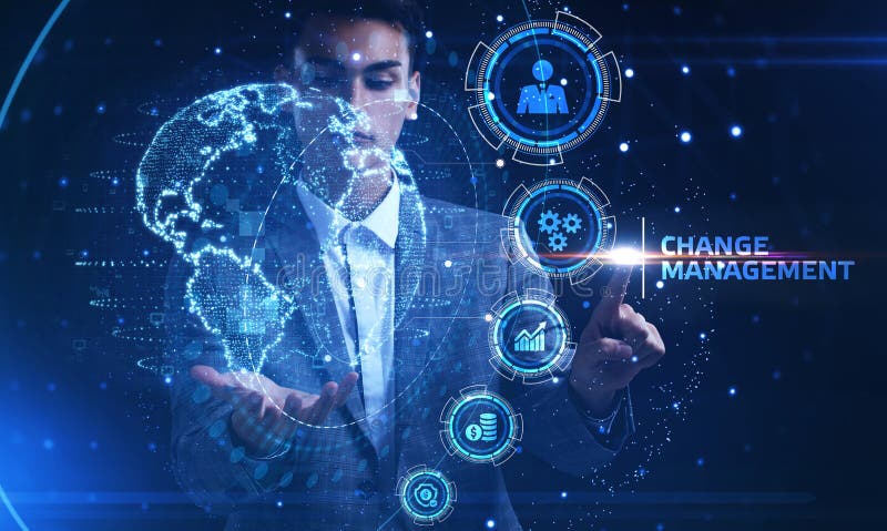 CHANGE MANAGEMENT, Business Concept. Business, Technology, Internet and ...