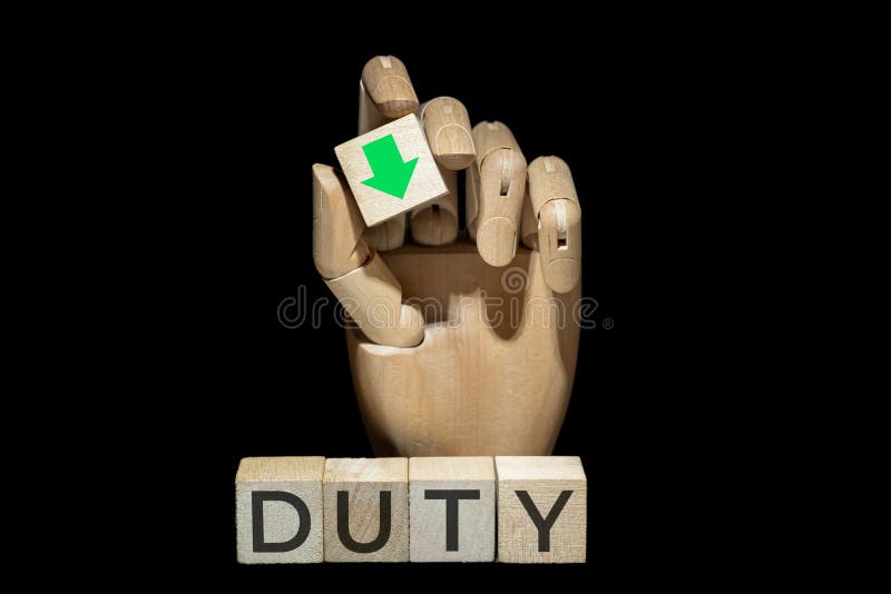 Change Management Concept, Introduction of Customs Duties Stock Photo ...