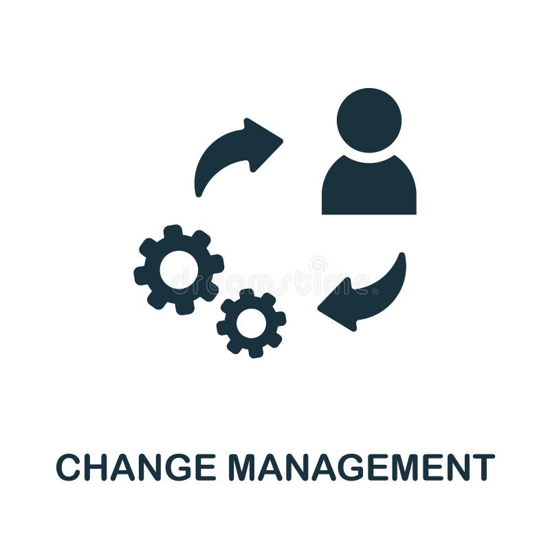 Change Management Icon. Line Element from Production Management ... Change Management Icon. Line Element from Production Management ...