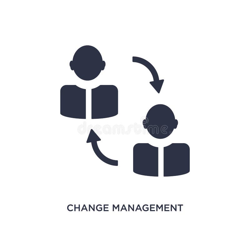 Change Management Icon in Different Style Vector Illustration. Two ...