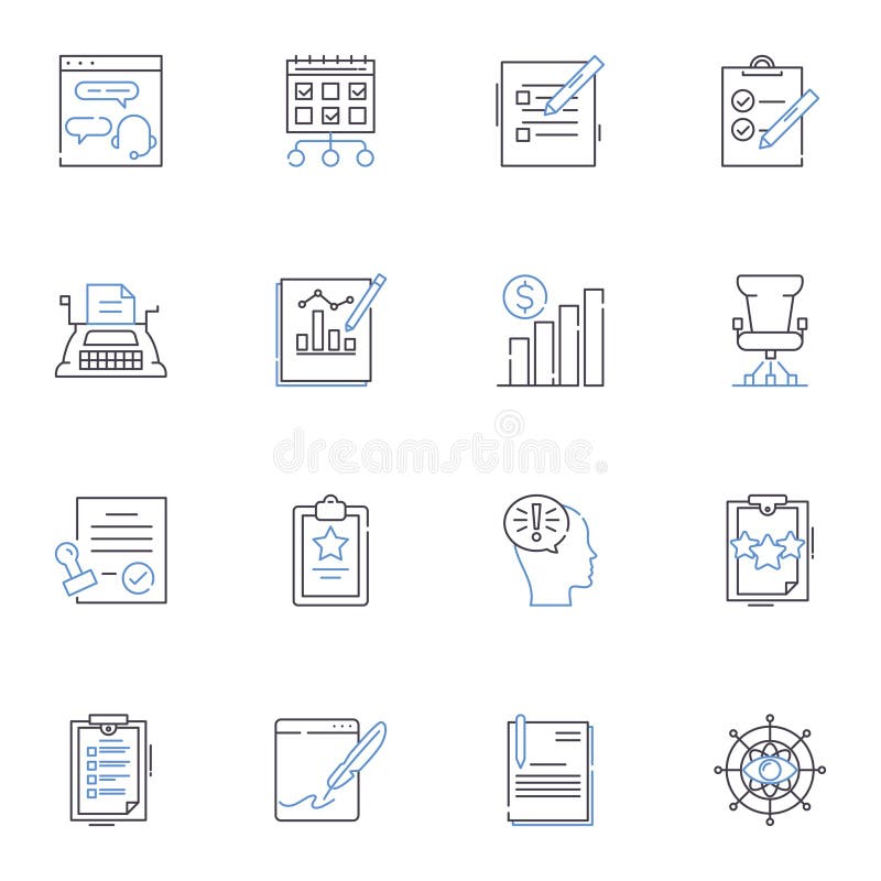 Change Management Line Icons Collection. Transformation, Adaptation ...
