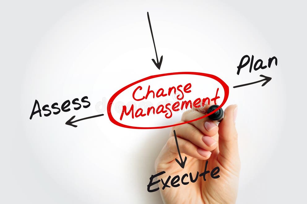 Change Management Mind Map - Assess, Plan, Execute. Great for Transformation Projects ...