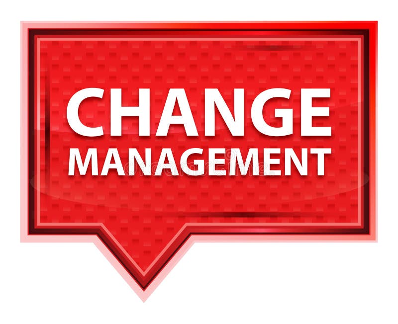 Change Management Misty Rose Pink Banner Button Stock Illustration ...