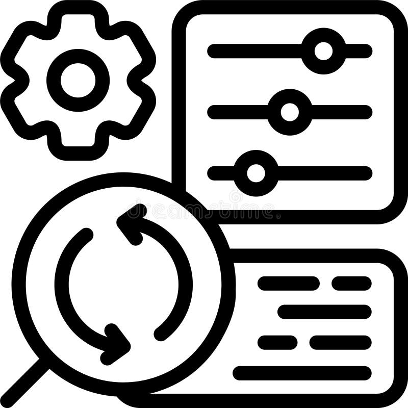 Change Management Vector Icon Stock Vector - Illustration of ...