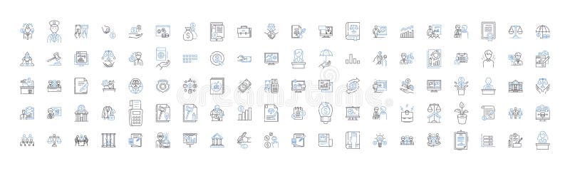 Change Management Line Icons Collection. Transformation, Adaptation ...
