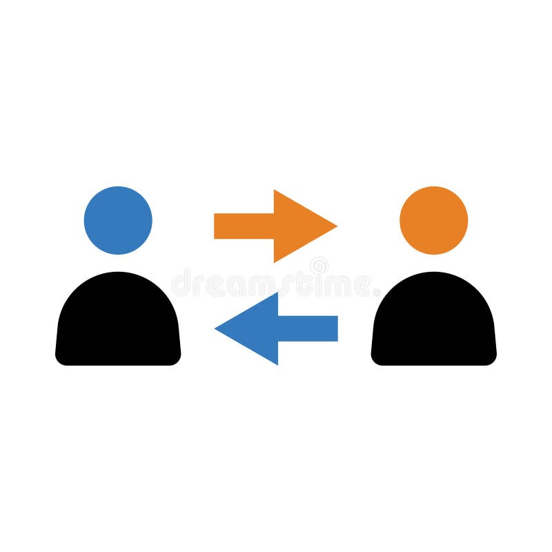 Change Management, Transfer, Communication, People, Persons Icon Stock ...