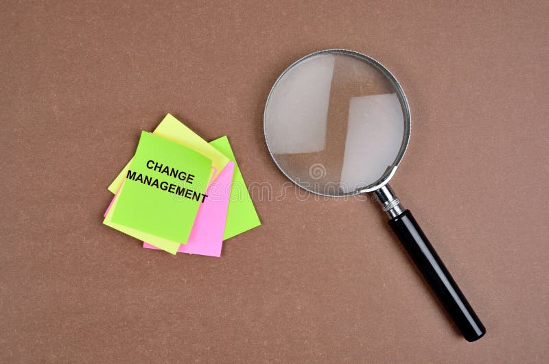 Change Management Words on Colorful Notes Stock Image - Image of ...
