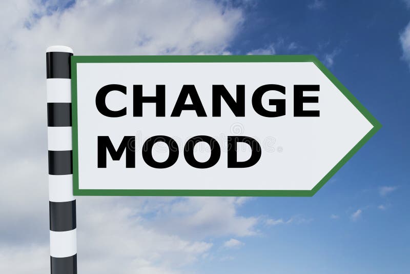 CHANGE MOOD concept stock illustration. Illustration of emotional ...