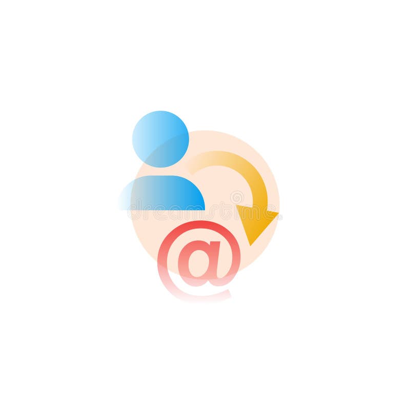 Change Name. Vector Icon in Gradient Style Stock Vector - Illustration ...