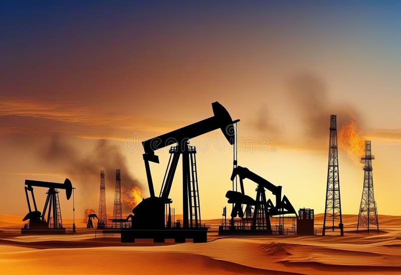 The Change in Oil Prices Caused by the War. Oil Price Cap Concept Stock ...