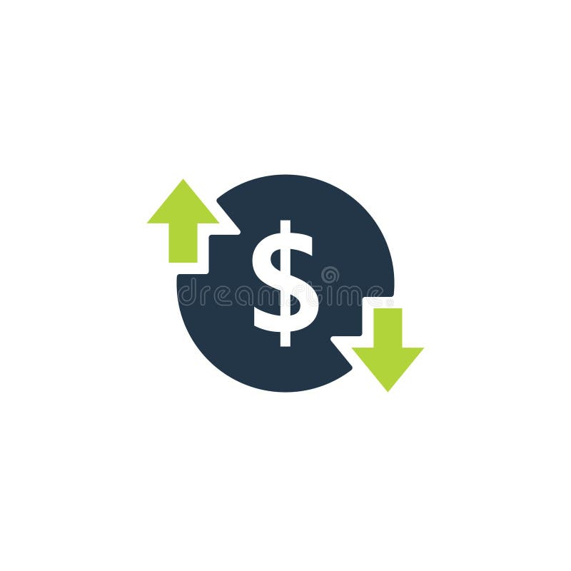 Change price black icon stock vector. Illustration of economy - 159532153