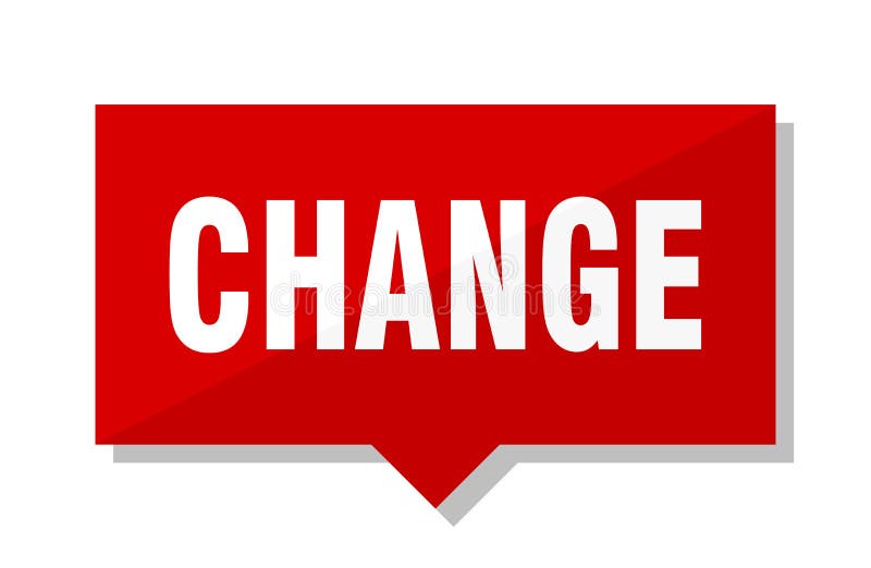 Change red tag stock vector. Illustration of insignia - 117502828