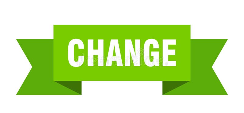 Sea change ribbon. stock vector. Illustration of background - 191270968