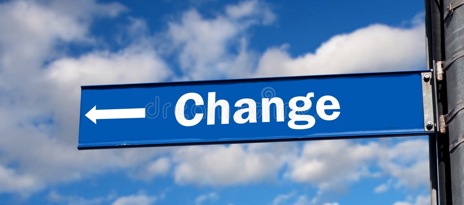 Change ahead sign stock photo. Image of message, innovation - 23033398