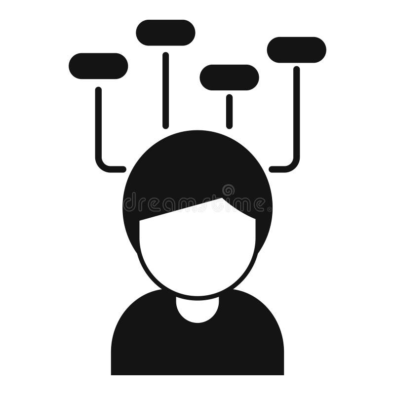 Change Scheme Lost Icon Simple Vector. Memory Control Stock Vector ...