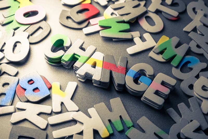 Change stock photo. Image of aged, alphabet, letter, creative - 54856960