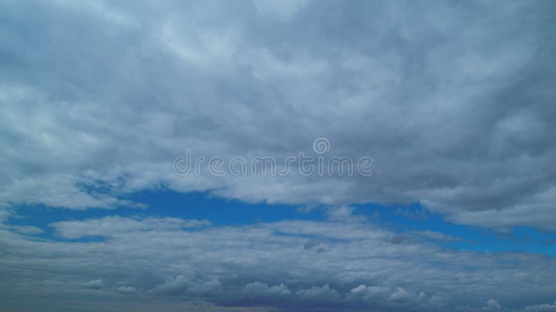 Change of Weather. Thunderous Clouds. Dramatic Dark Gray Thunderclouds ...