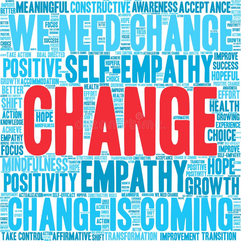 Change Word Cloud stock vector. Illustration of actualization - 206176021