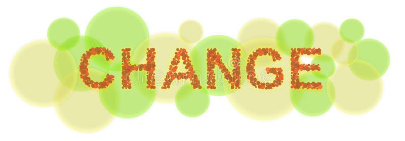 Change Word on red Arrow stock illustration. Illustration of forward ...