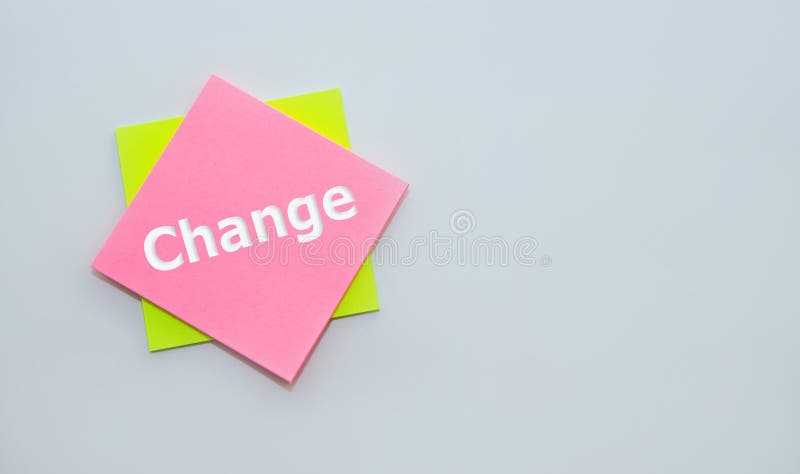 Change Word Concept on Blue Background, Strategy Sign Stock Image ...