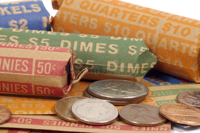 Change Wrappers stock photo. Image of finance, dimes, wrapper - 55082