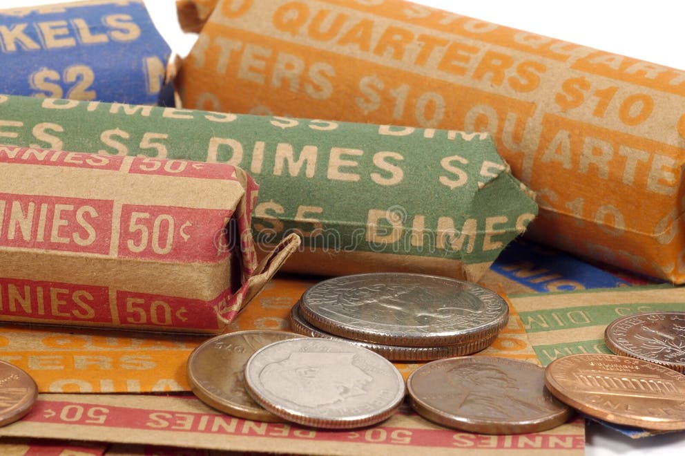Change Wrappers stock photo. Image of finance, dimes, wrapper - 55082
