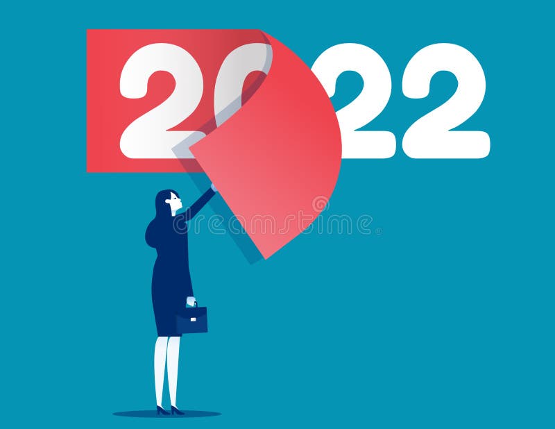Change Year from 2021 To 2022. Year Changing To New Challenge Coming ...