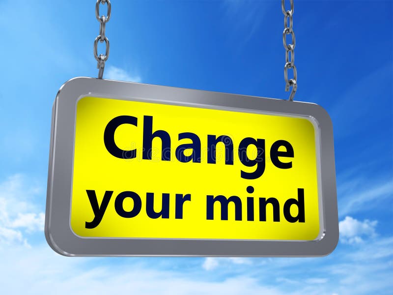 Change Your Mind Stock Illustrations – 918 Change Your Mind Stock ...
