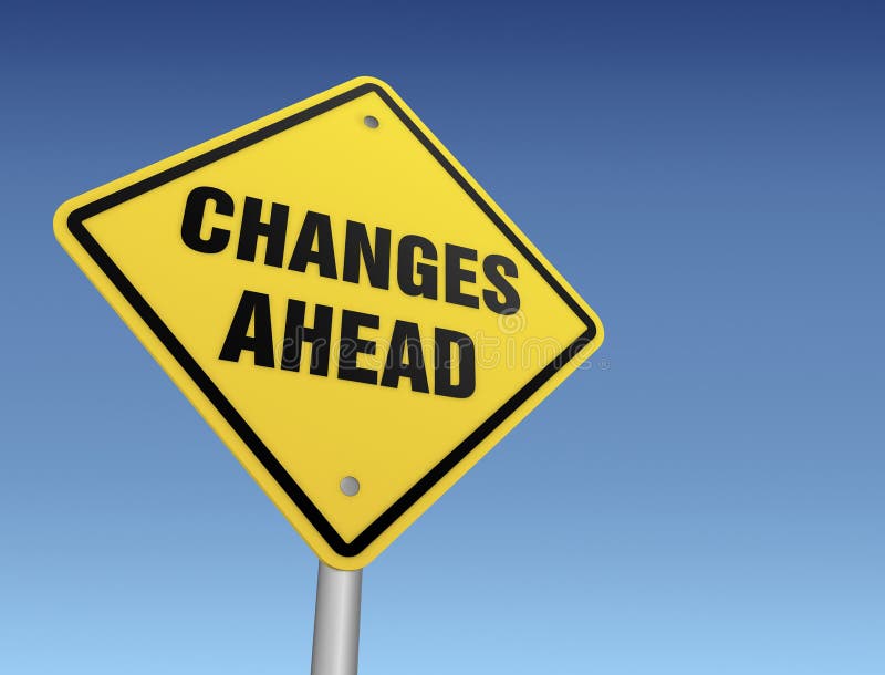 Business Changes Sign Concept 3d Illustration Stock Illustration ...