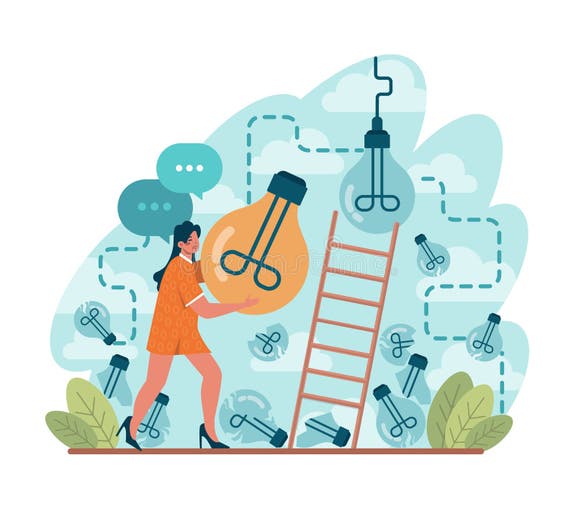 Changes Concept. Transformation and Evolution Metaphor Stock Vector ...