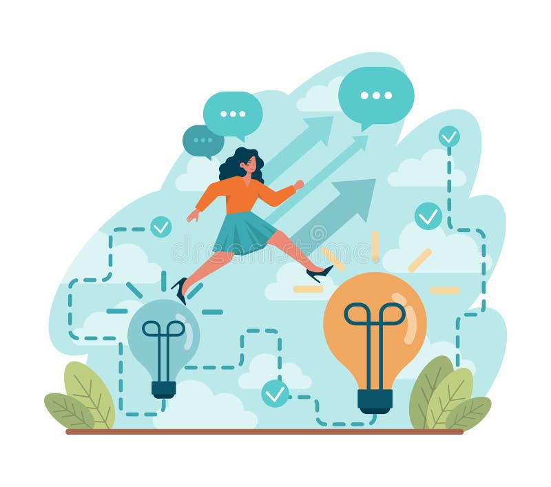 Changes Concept. Transformation and Evolution Metaphor Stock Vector ...