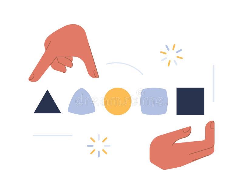 Changes Concept. Transformation or Evolution Metaphor Stock Vector ...