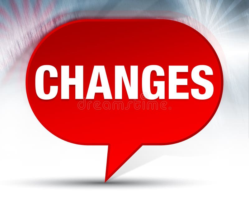 Changes Red Bubble Background Stock Illustration - Illustration of ...