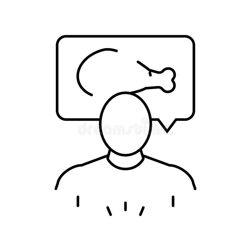 Changes Skin Texture Disease Symptom Line Icon Vector Illustration ...