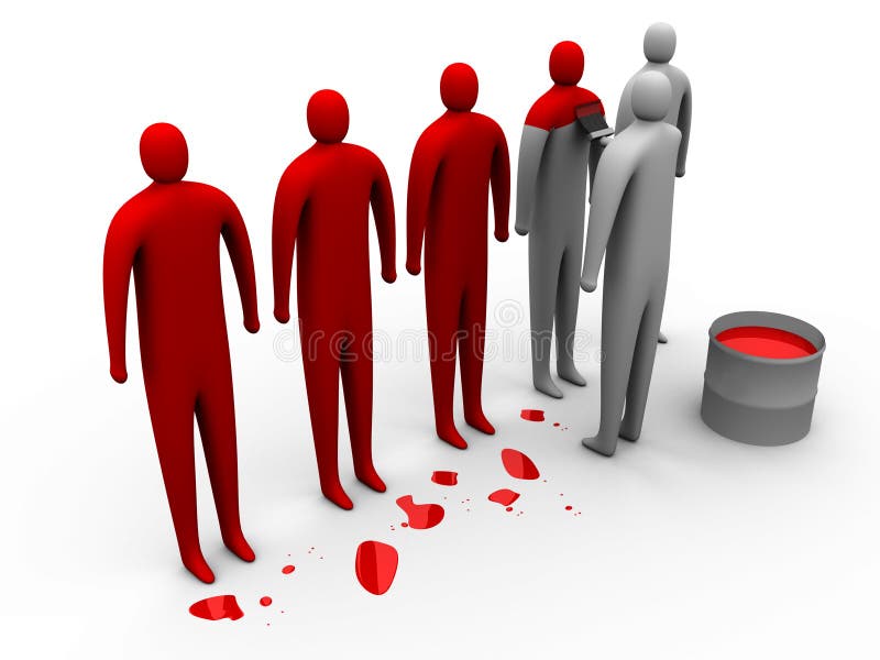 Changing Appearance #2 stock illustration. Illustration of concept - 323165