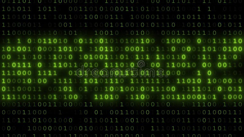 Changing Binary Code, Ones and Zeros, Abstract Background Stock Video - Video of computer ...