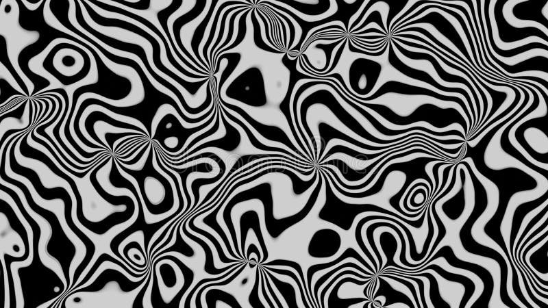 Changing Black and White Texture. Cyclic Animation of Changing Black ...