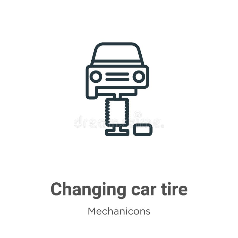 Changing Flat Tire Stock Illustrations – 281 Changing Flat Tire Stock ...